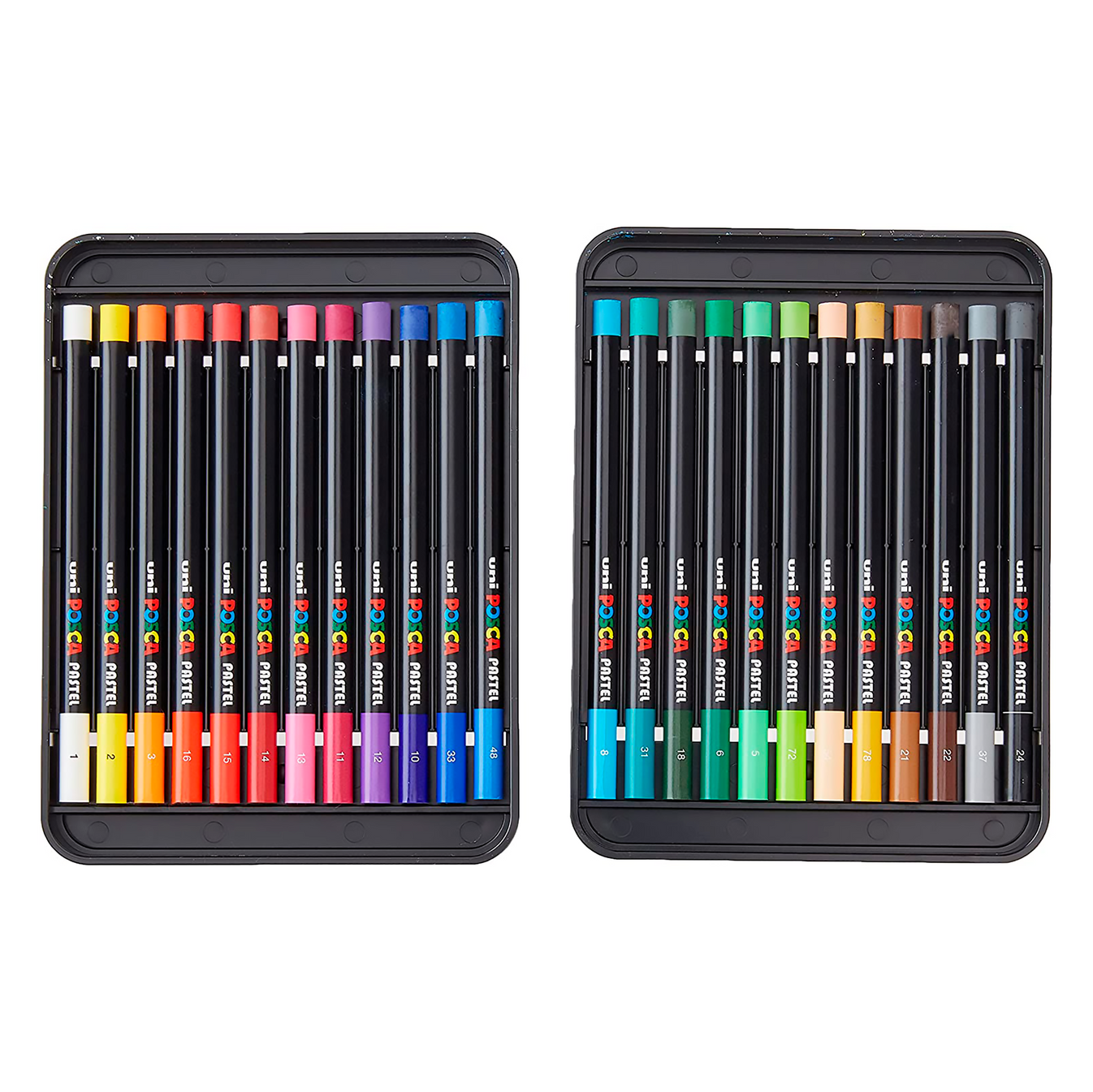 SET DE COLORES PASTEL POSCA X24 KPA-100 – PRAIZ BY RADELL
